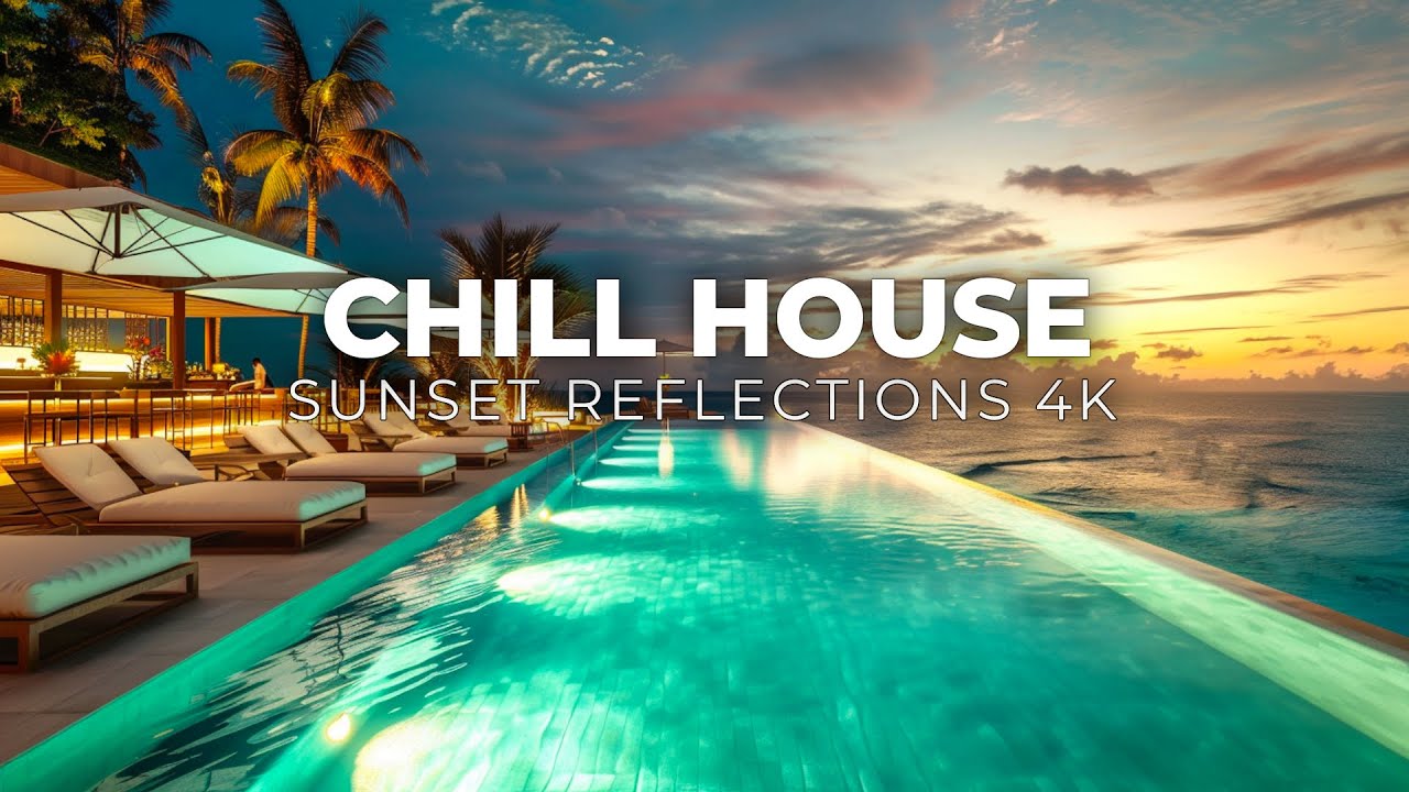 Seaside Atmosphere House | Sunset Breeze Deep Mix 4K - YouTube