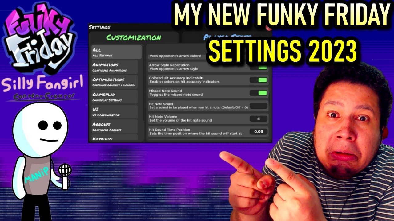 SillyFangirl Funky Friday Settings 2023 (UPDATED!!!) - YouTube