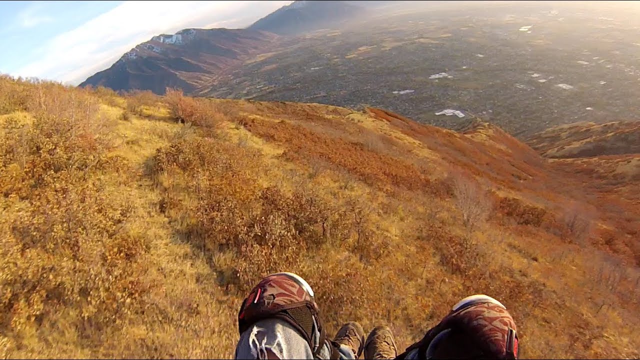 Speedflying Camel Pass Springville, Utah - YouTube