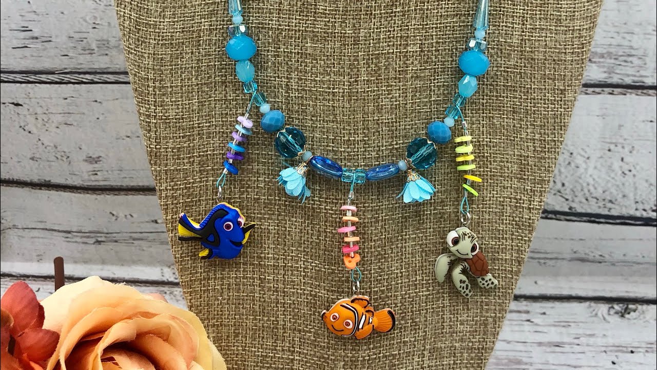 Finding Nemo Necklace Featuring Dress It Up Buttons & Jesse James Beads ...