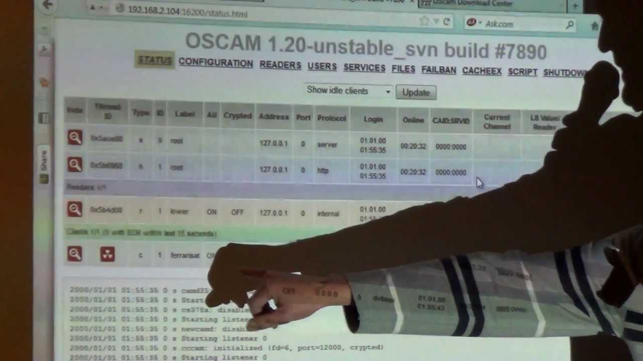 Presentatie Ferrarisat: Het instellingen & gebruik van OSCam - YouTube