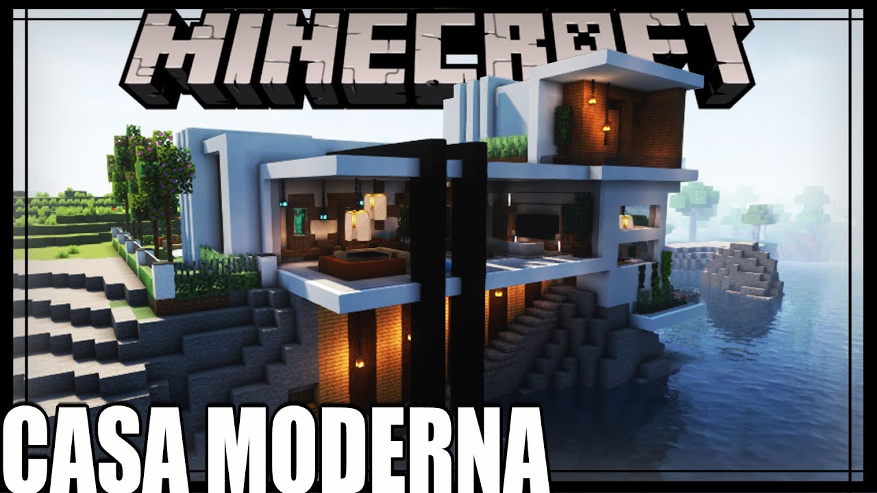 CONSTRUINDO UMA CASA MODERNA NO MINECRAFT 1.20 | TUTORIAL - YouTube