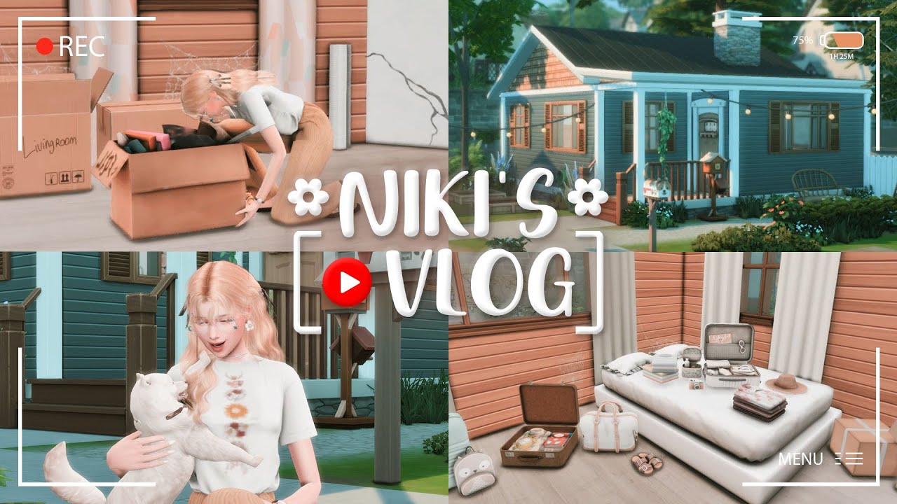NIKI VLOG .ೃ࿔*:･ / Moving Day / The Sims 4 - YouTube