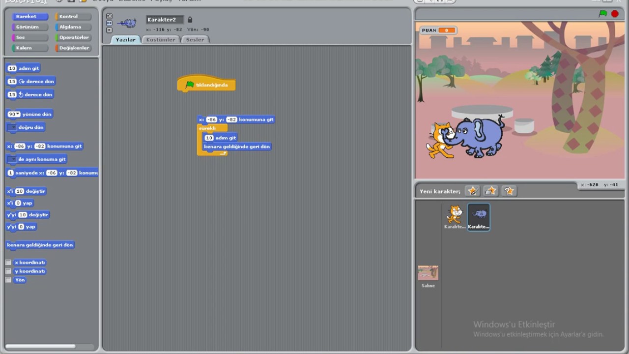 Scratch oyun - YouTube