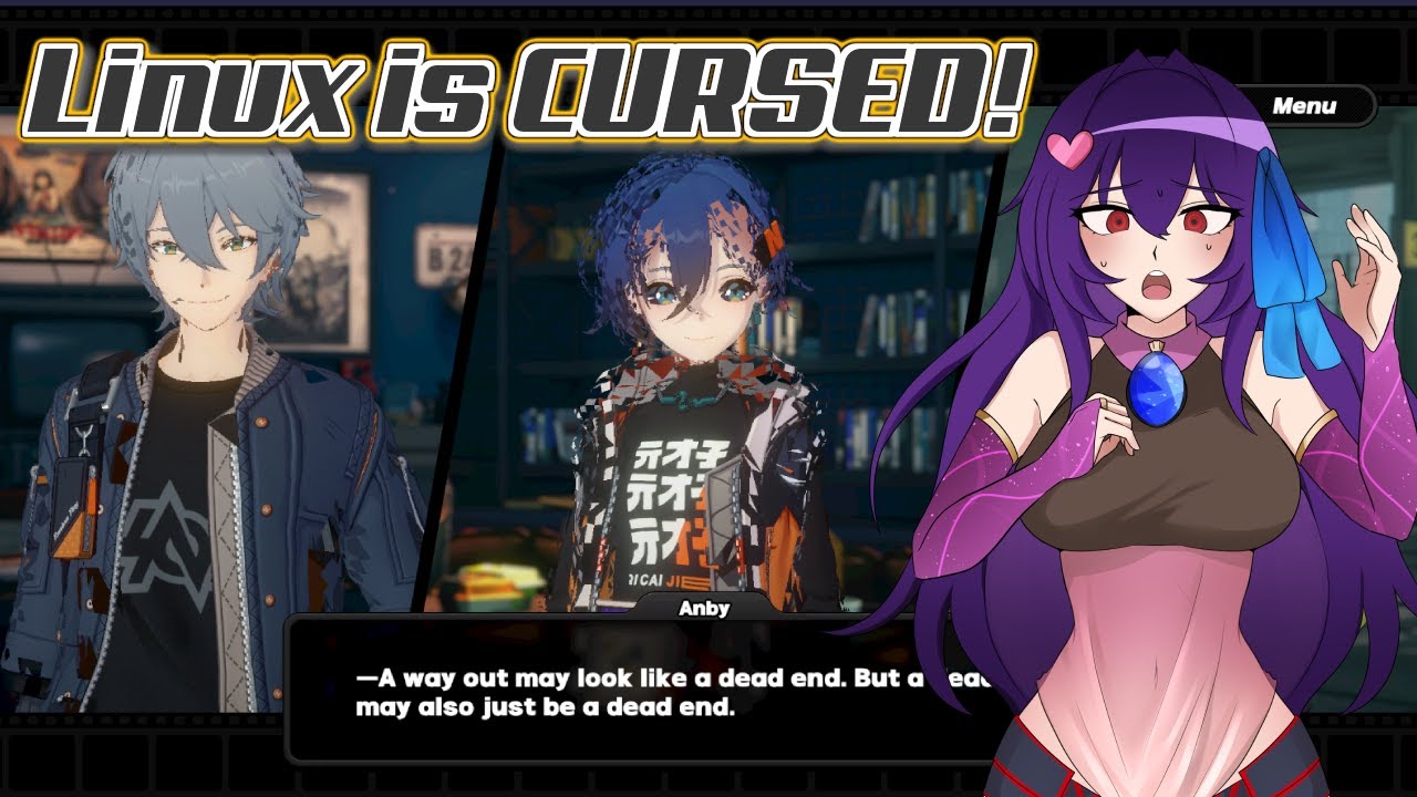 THE MOST CURSED ZZZ STREAM! LINUX Version has demonic BELLE?! - YouTube