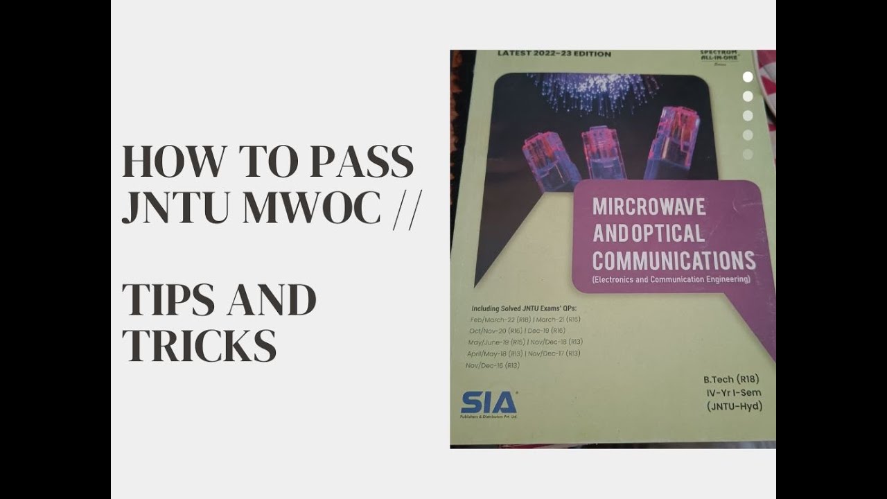 How to pass MWOC JNTUH R18 #jntuhyderabad //Important Questions //Topics, #tipsandtricks - YouTube