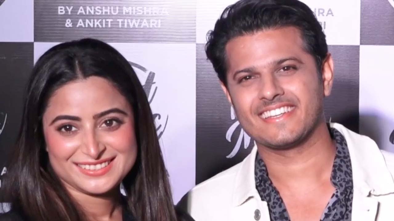 Aishwarya Sharma and Neil Bhatt attended Ankit Tiwari's music launch ...