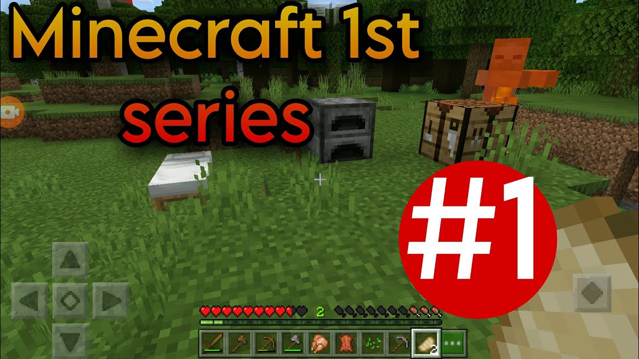 Playing Minecraft pocket edition #1st episode - YouTube