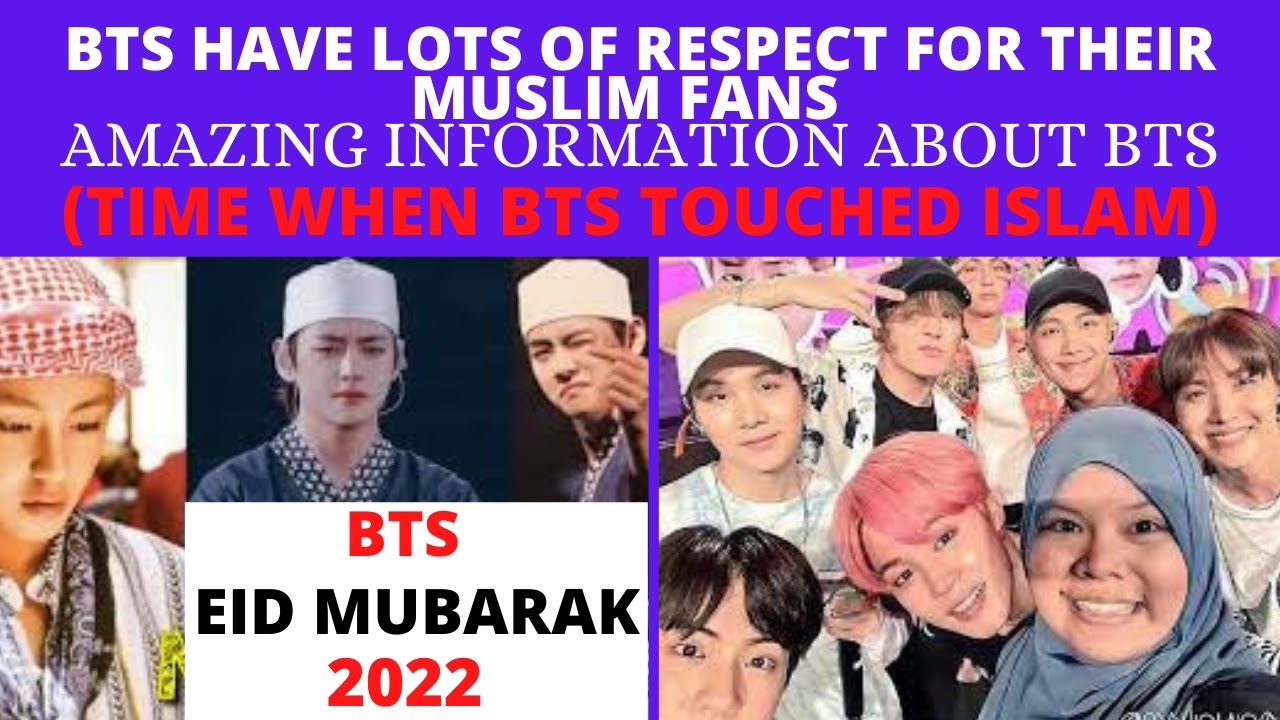 BTS Respect Muslim hijabi girls moments when BTS Touched Islam Eid ...