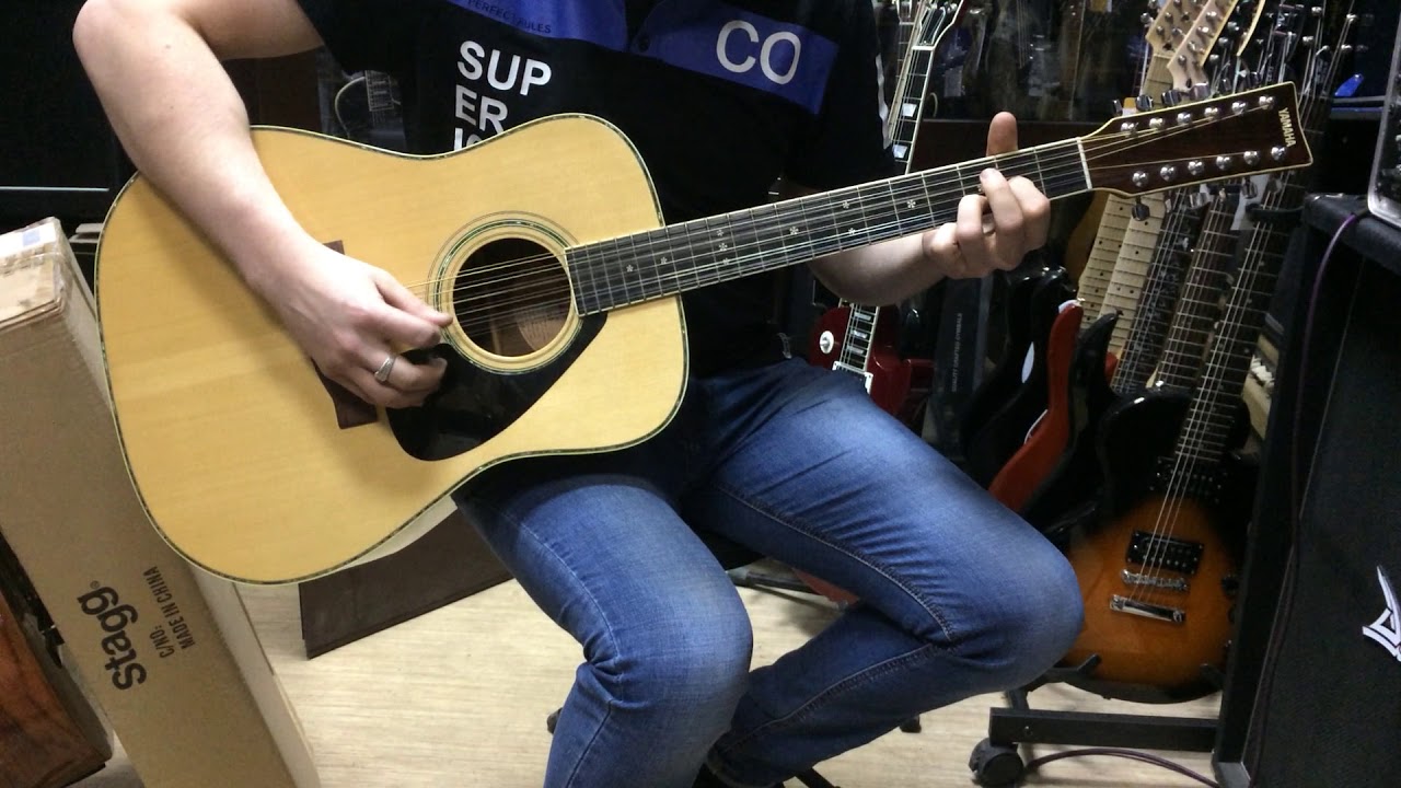 Yamaha FG-350 12 strings (demo sound) - YouTube