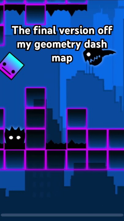 I finished my geometry dash map #gameplay #geometry dash - YouTube