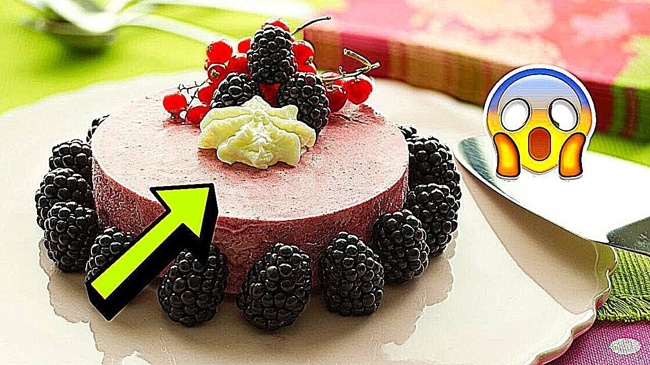 Postre Mousse de Frutos Rojos │ mousse frutos rojos receta facil - YouTube