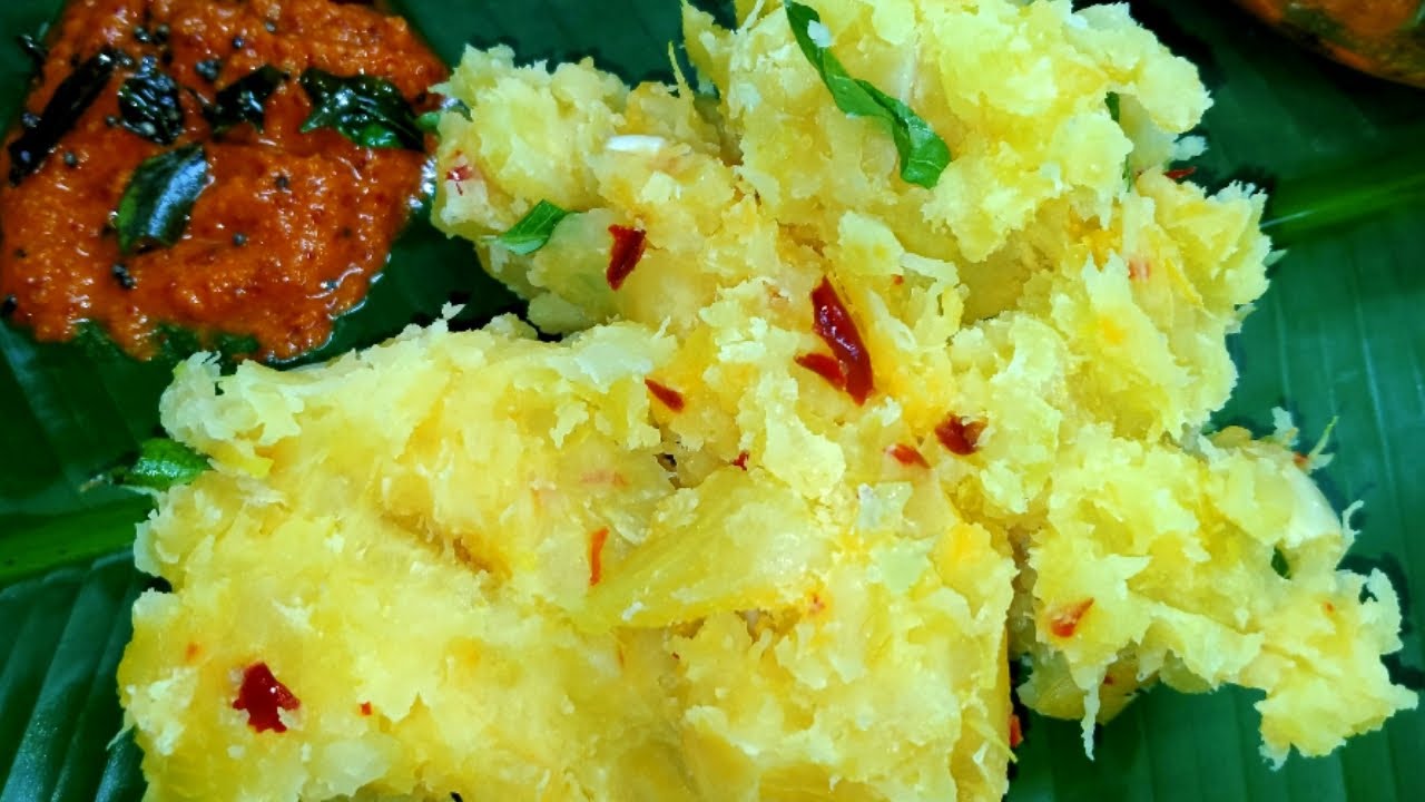 Nadan Kappa Puzhukku Recipe|| കപ്പ പുഴുക്കും ഉള്ളി ചട്ണിയും || Onion ...