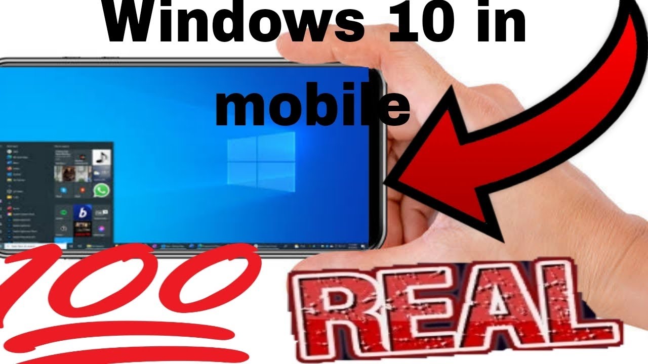 How to download windows 10 in mobile - YouTube