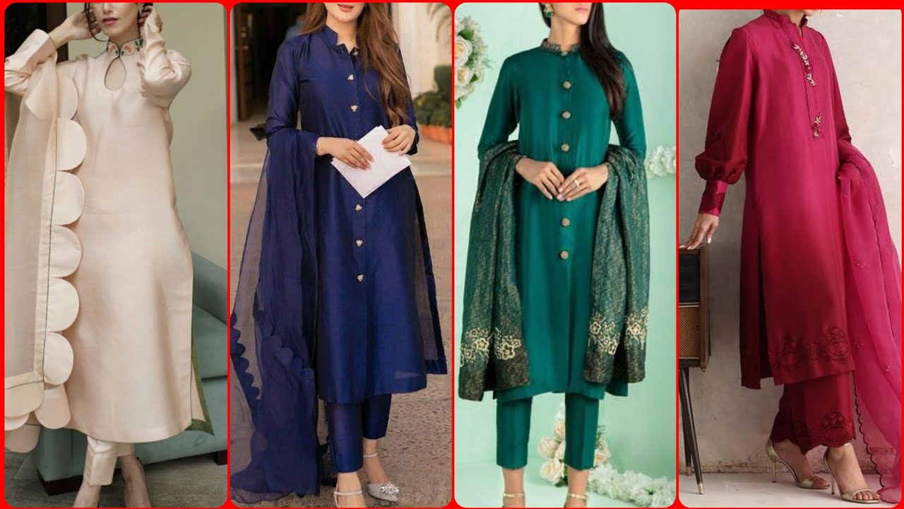 Plain plazo pant suit design / Plain punjabi suit / College wear ...