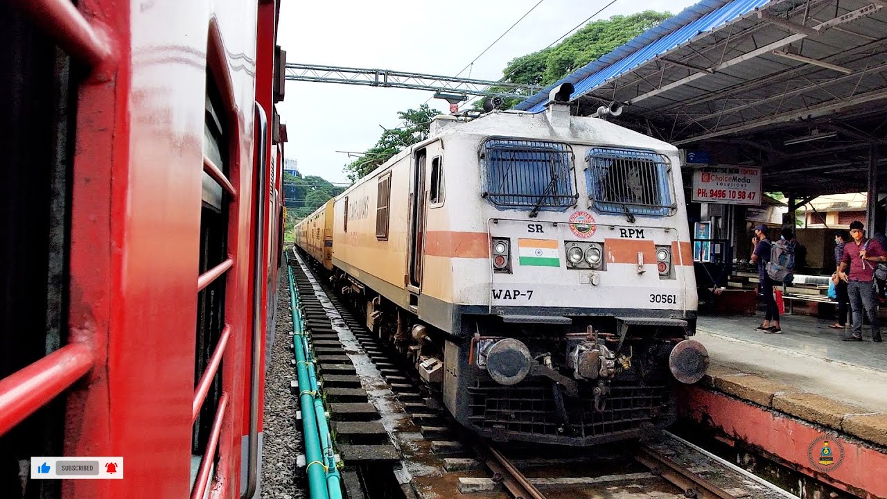 Parasuram Express -16649 ( Mangalore Cntl to Nagercoil Junction) meet ...