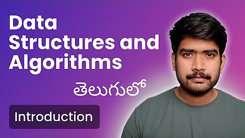 Data Structures and Algorithms | Telugu - YouTube