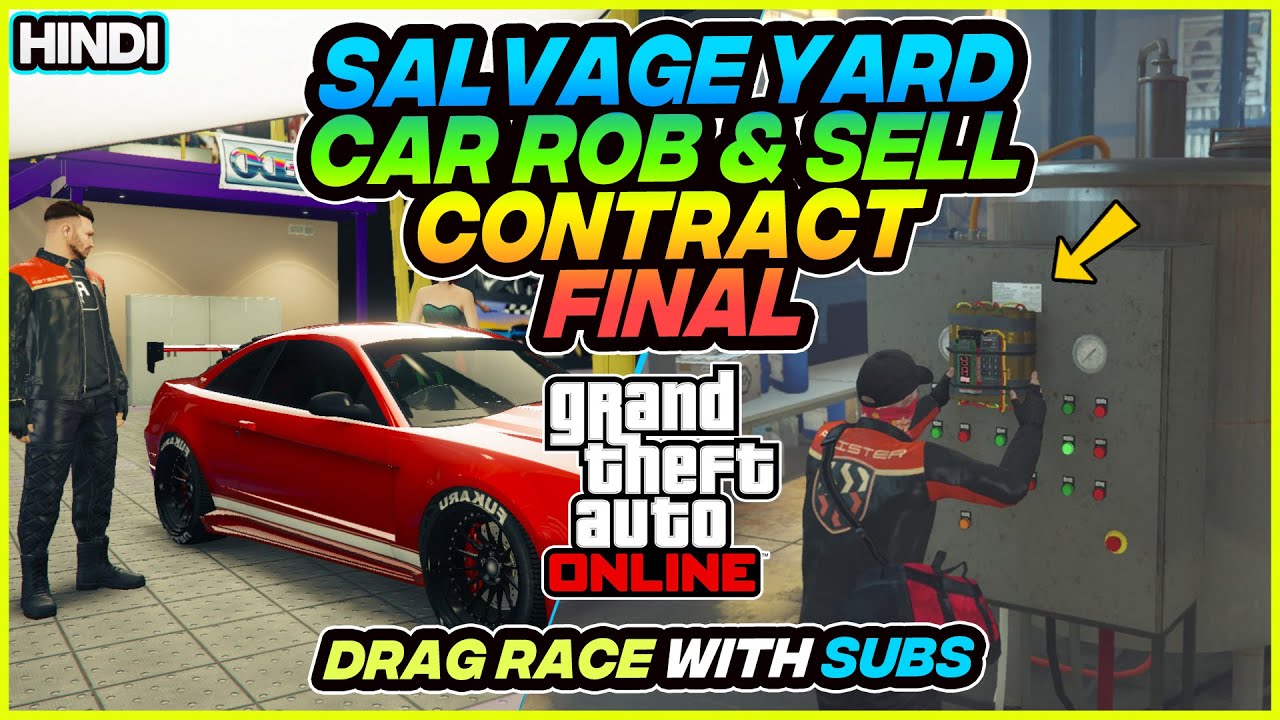 GTA 5 Online [Hindi] Sports Car Robbry and sell $750K, Contract final ...