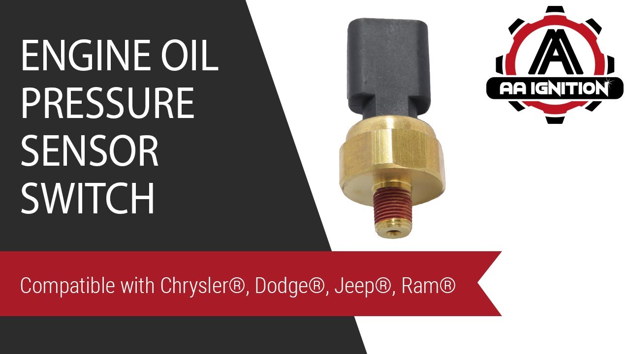 Engine Oil Pressure Sensor Switch - Compatible with Chrysler, Dodge ...