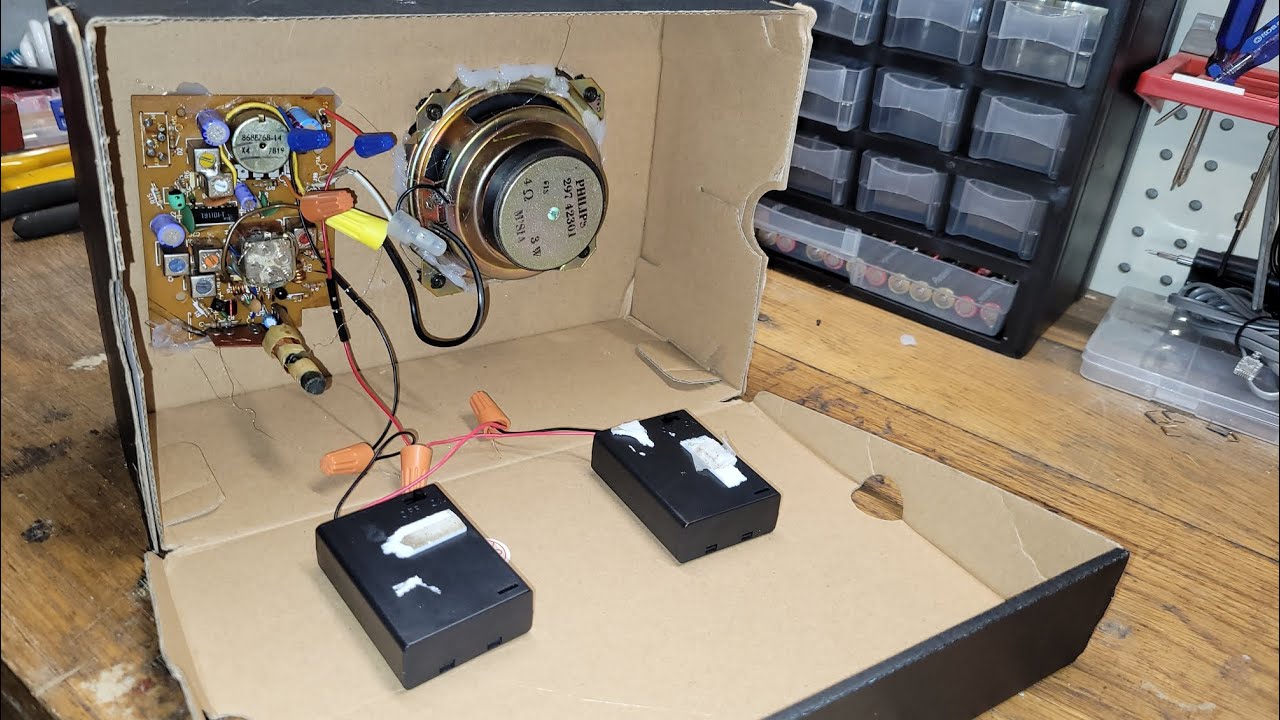Homemade diy radio - YouTube