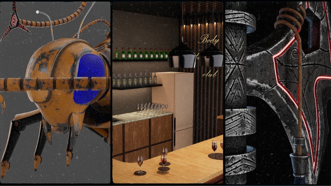 3D Modeling & Texturing Showreel 2025 || Kazi Abdul Samim - YouTube