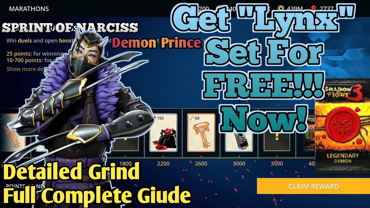 How to get "Lynx's" Set for FREE•Demon Prince-Full Complete Giude ...