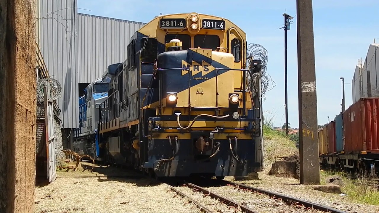 Novas locomotivas GE AC44i n°2505 e 2506 da Rumo saindo da Wabtec - YouTube