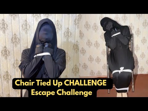 Chair Tied Up Challenge |face cover challenge | #challenge #facecover #aqsaadiloffical 