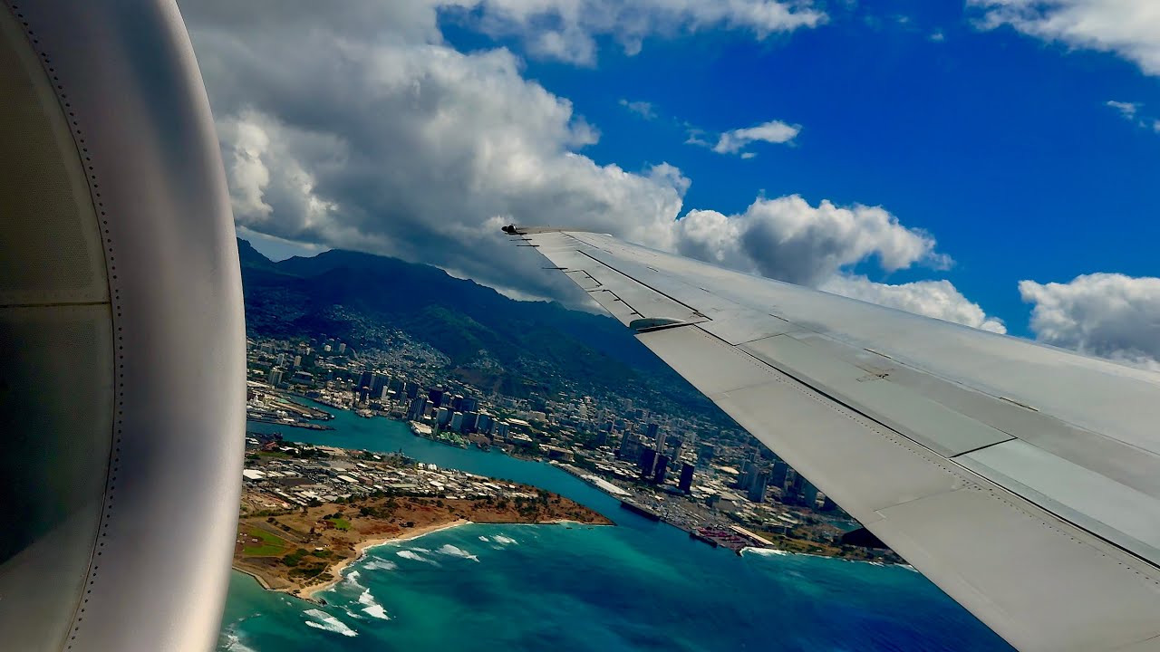 [4K] – Beautiful Honolulu Takeoff – Hawaiian – Boeing 717-200 – HNL ...