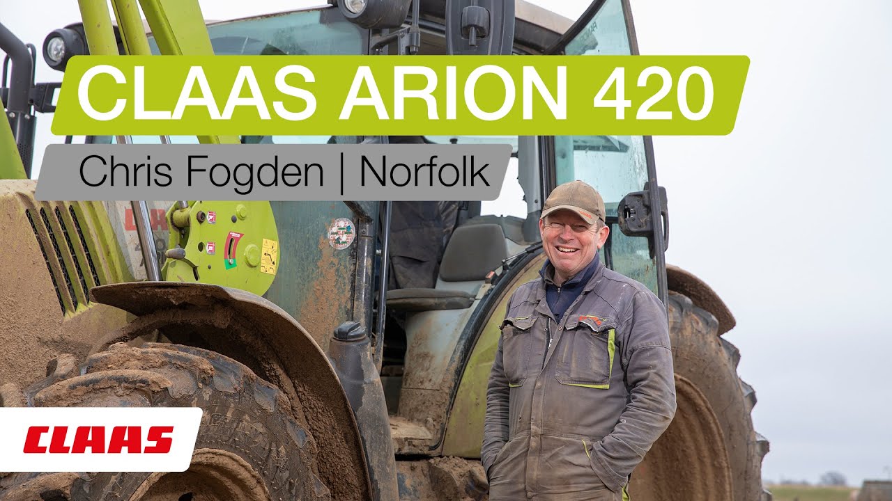 CLAAS ARION 420 | Chris Fogden - YouTube