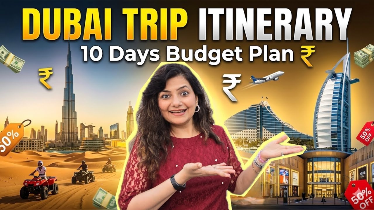 🇦🇪Dubai Tourist Places & Complete Itinerary | A-Z Dubai Tour Plan ...