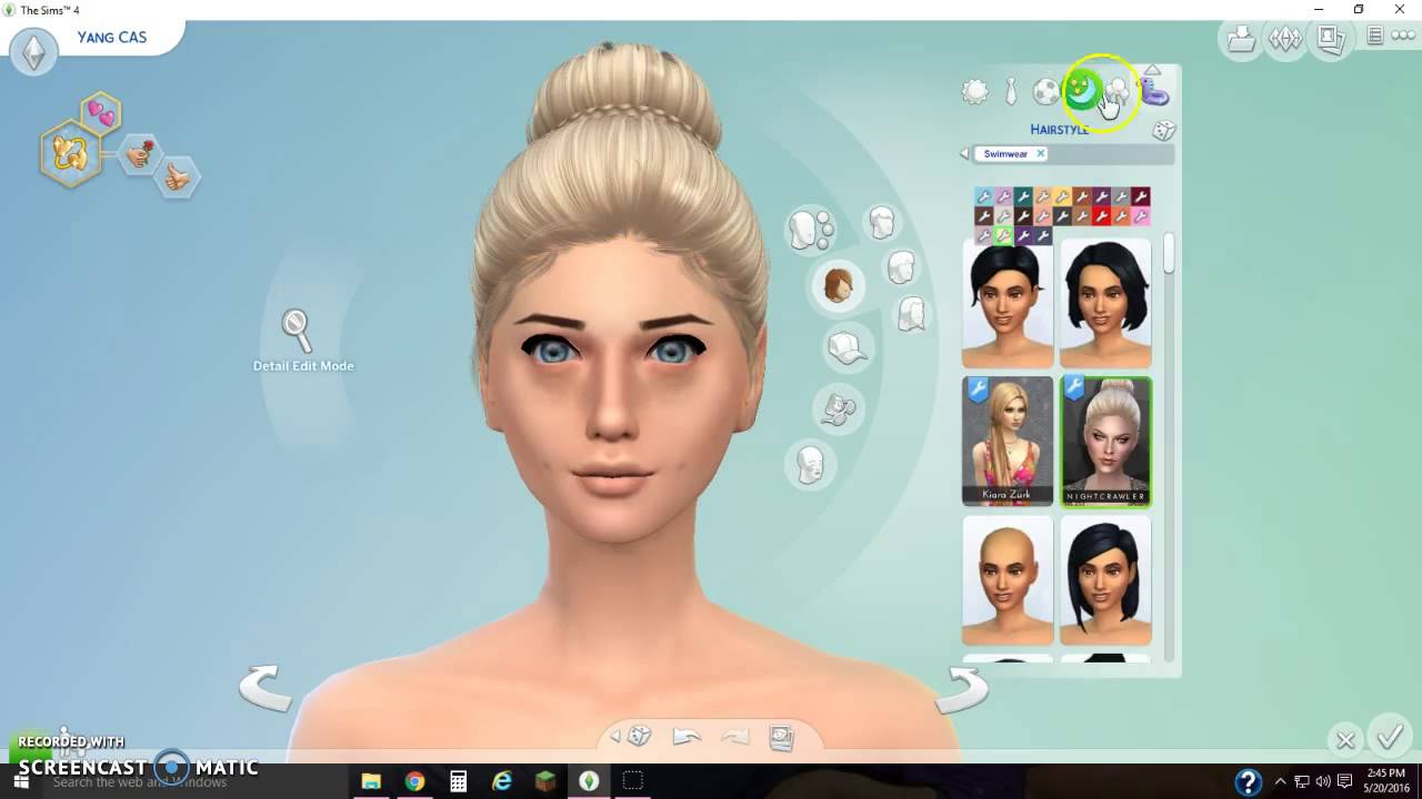 Sims 4 CAS Yin and Yang - YouTube