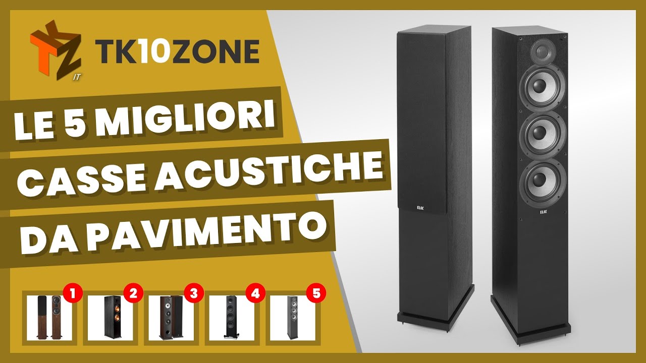 Le 5 migliori casse acustiche da pavimento - YouTube