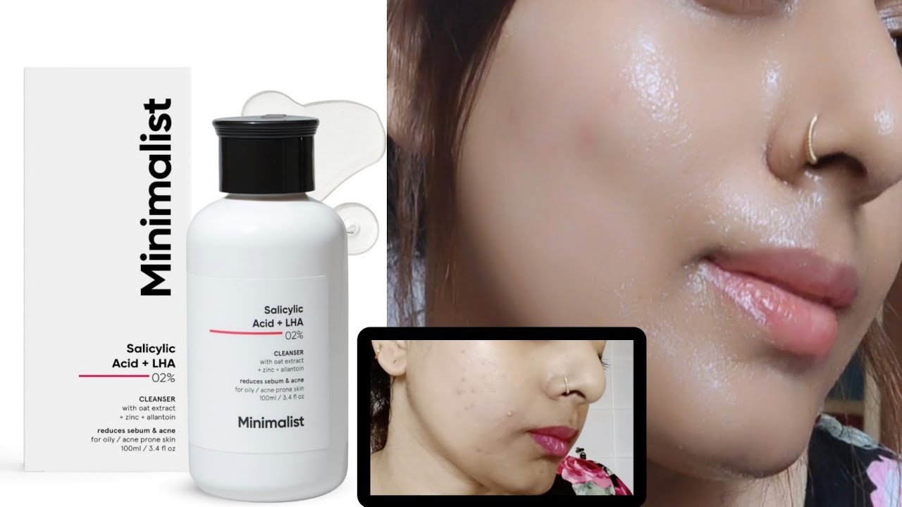 Minimalist cleanser review Minimalist Face wash for acne skin Salicylic ...