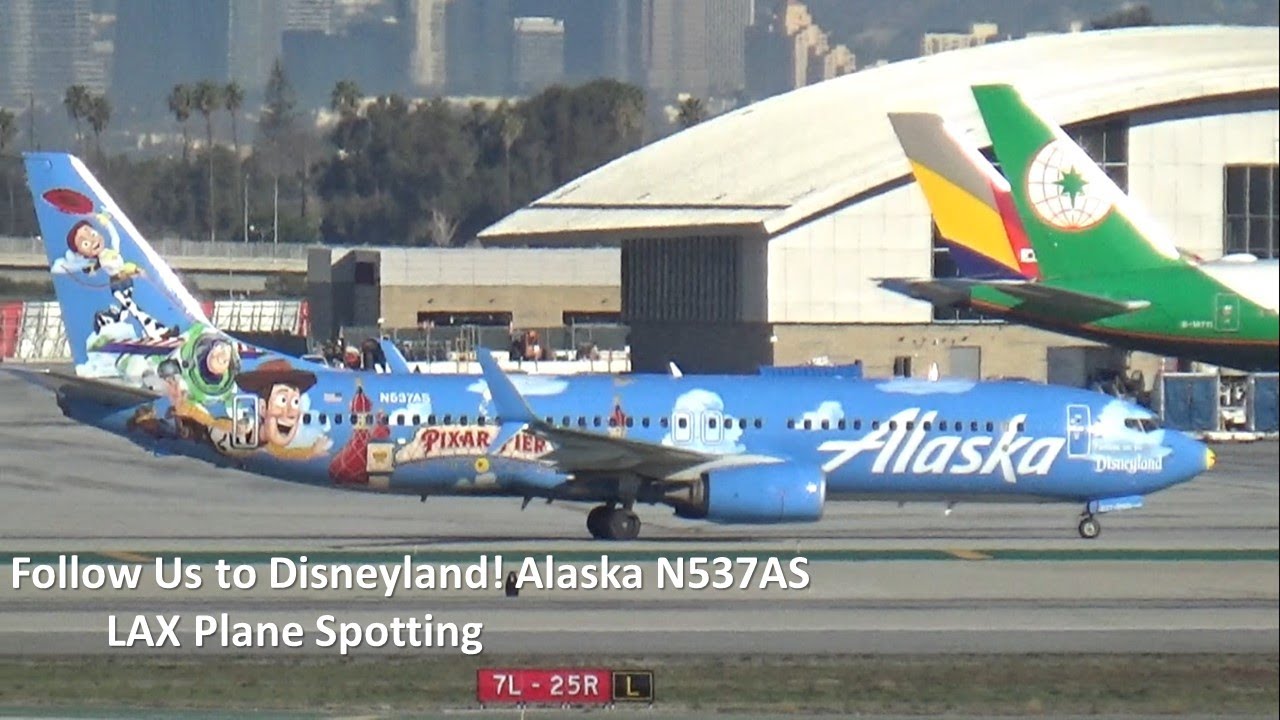 LAX Plane Spotting 2021 | Alaska Pixar Pier and More! - YouTube