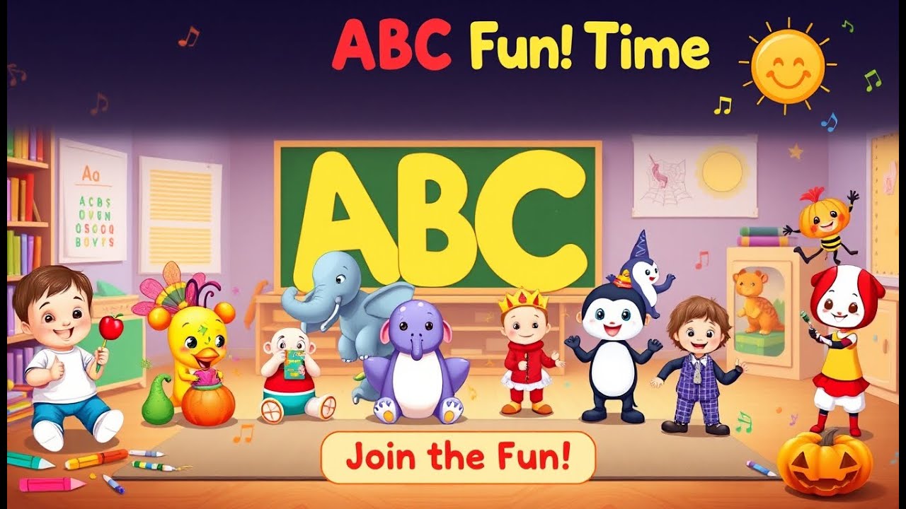 ABC Fun Time! 🎉 The Ultimate Kids Alphabet Song with Unique Meanings ...