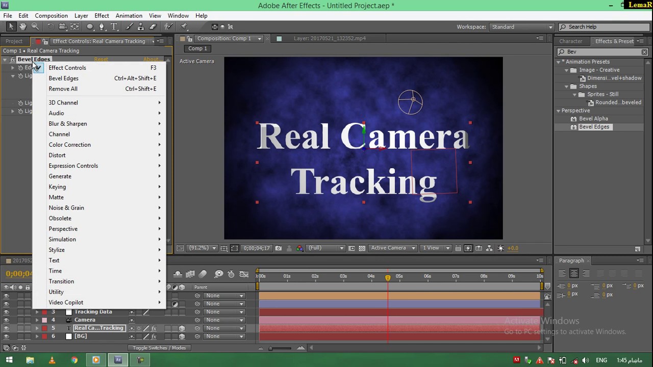 After Effects Camera Tracking Tutorial - YouTube