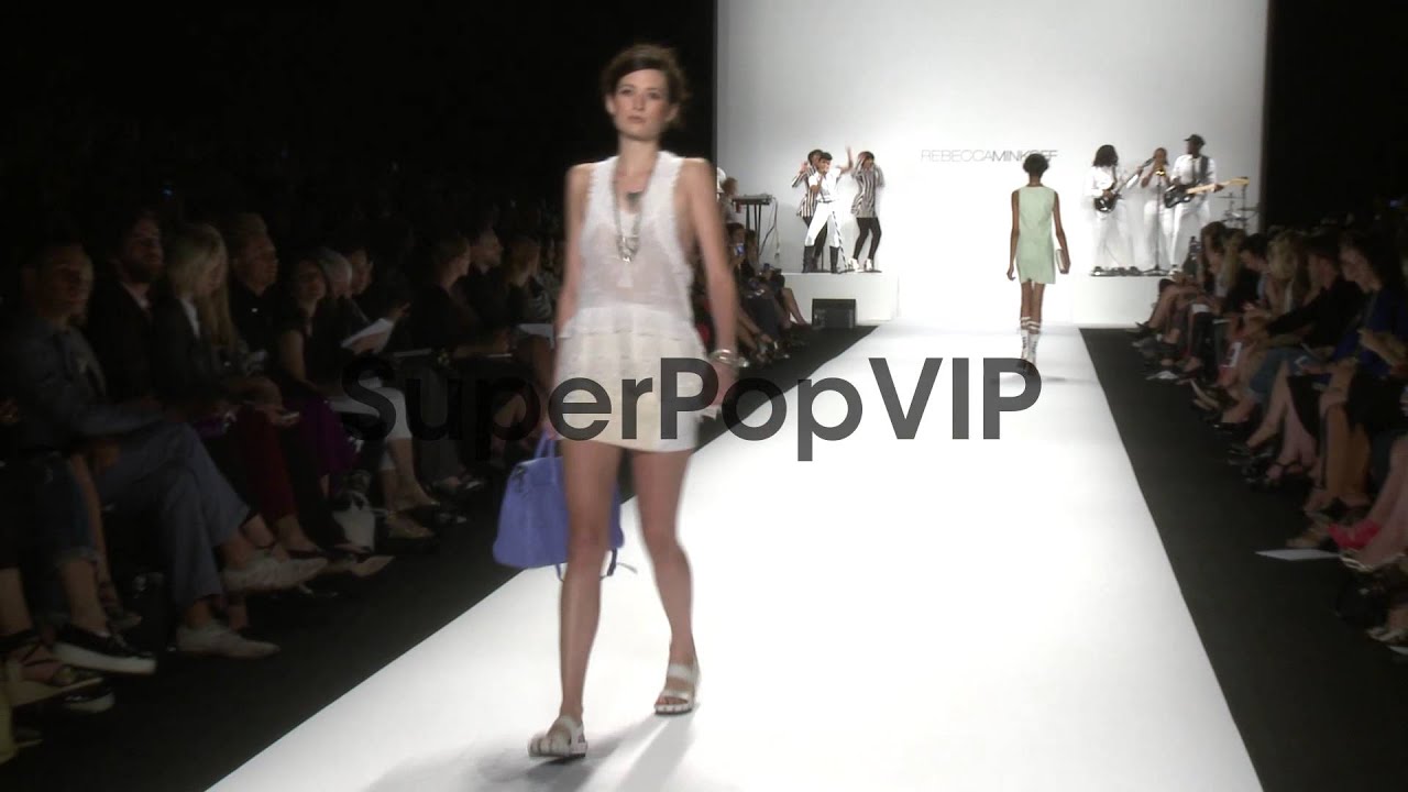 Models at Rebecca Minkoff - Runway - Performance by Janel... - YouTube