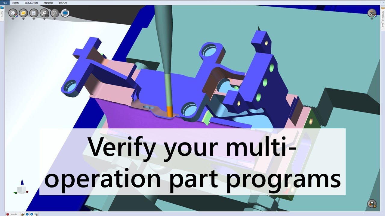 Verify your multi-operation part programs | Features | NCSIMUL Machine ...
