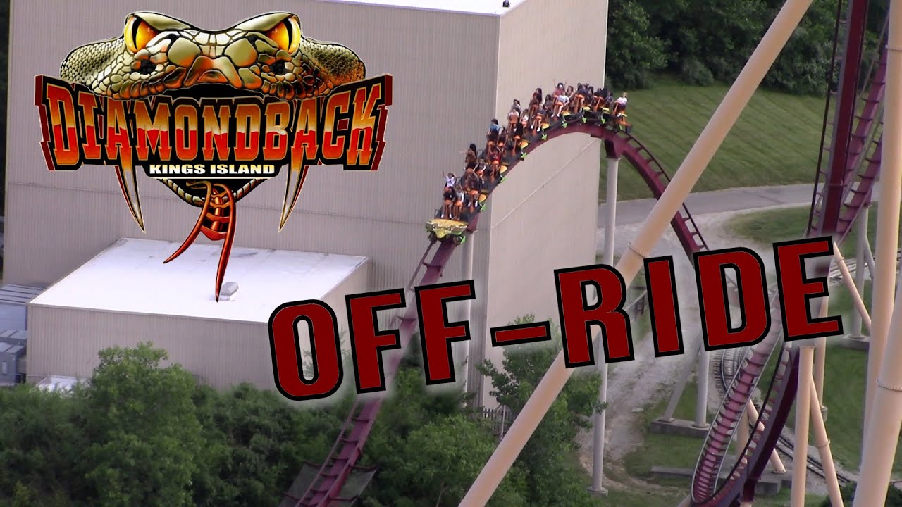 Diamondback Off-Ride Footage - Kings Island Hyper Coaster - YouTube