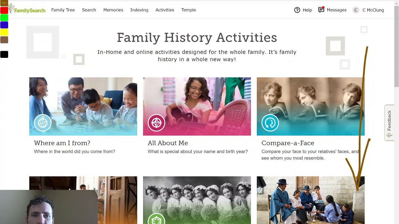 Family Search Activities - YouTube
