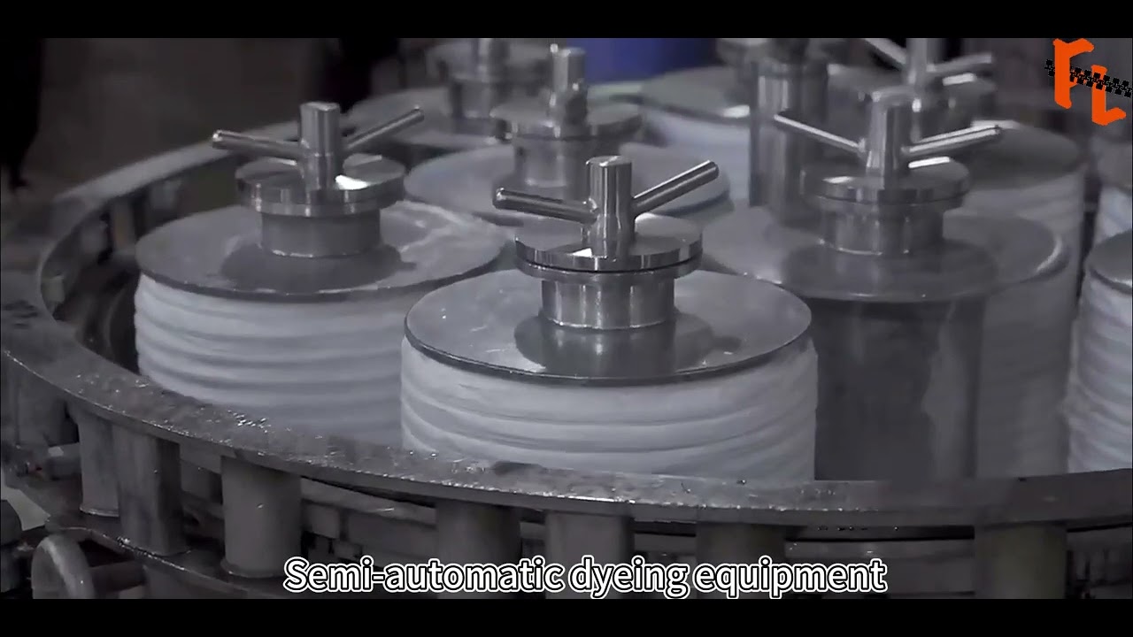FL zipper factory production equipment - YouTube