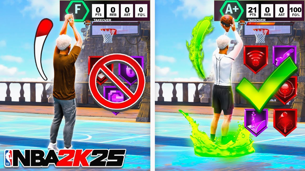 HOW TO SHOOT in NBA2K25! BEST JUMPSHOTS, SHOT TIMING VISUAL CUES AND ...