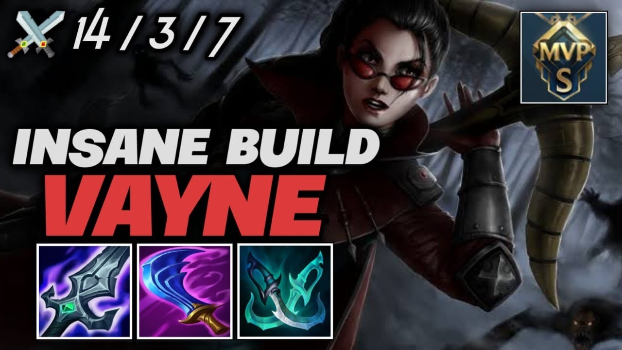 WILD RIFT VAYNE : ADC INSANE BUILD THIS PATCH 3.4a LAST IN SEASON 6 ...