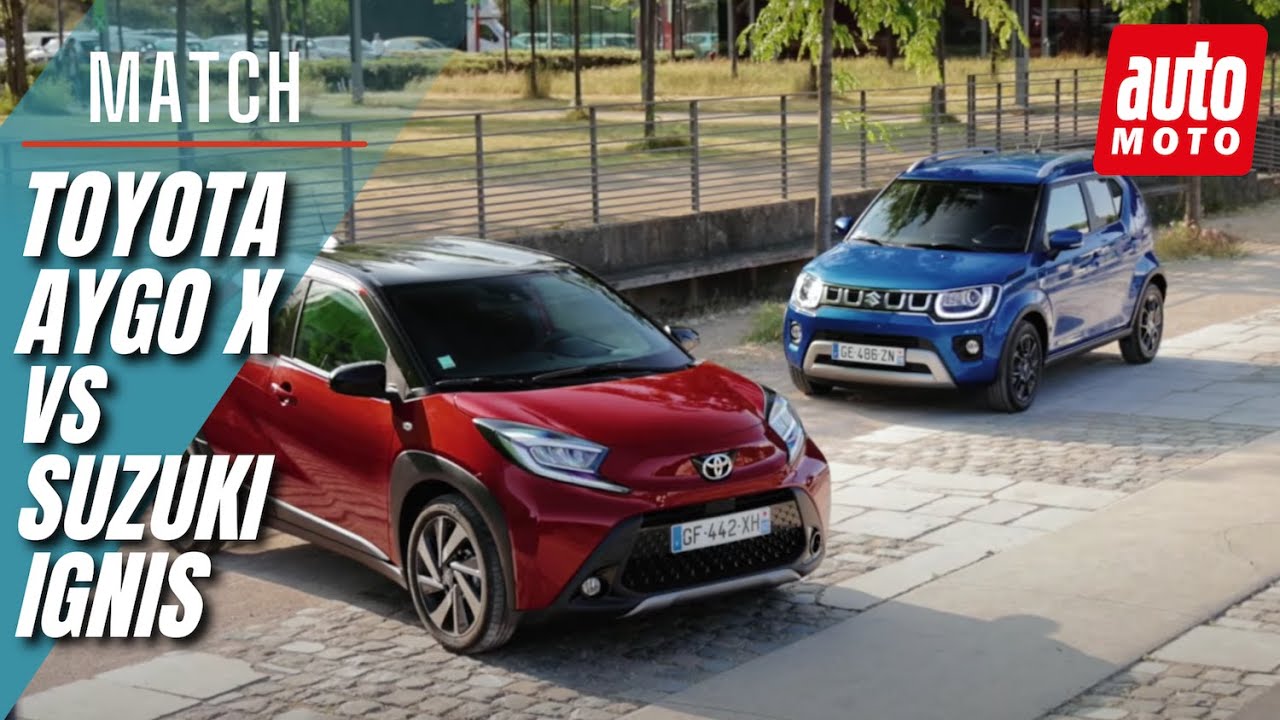 Toyota Aygo X vs Suzuki Ignis : le combat des SUV de poche - YouTube
