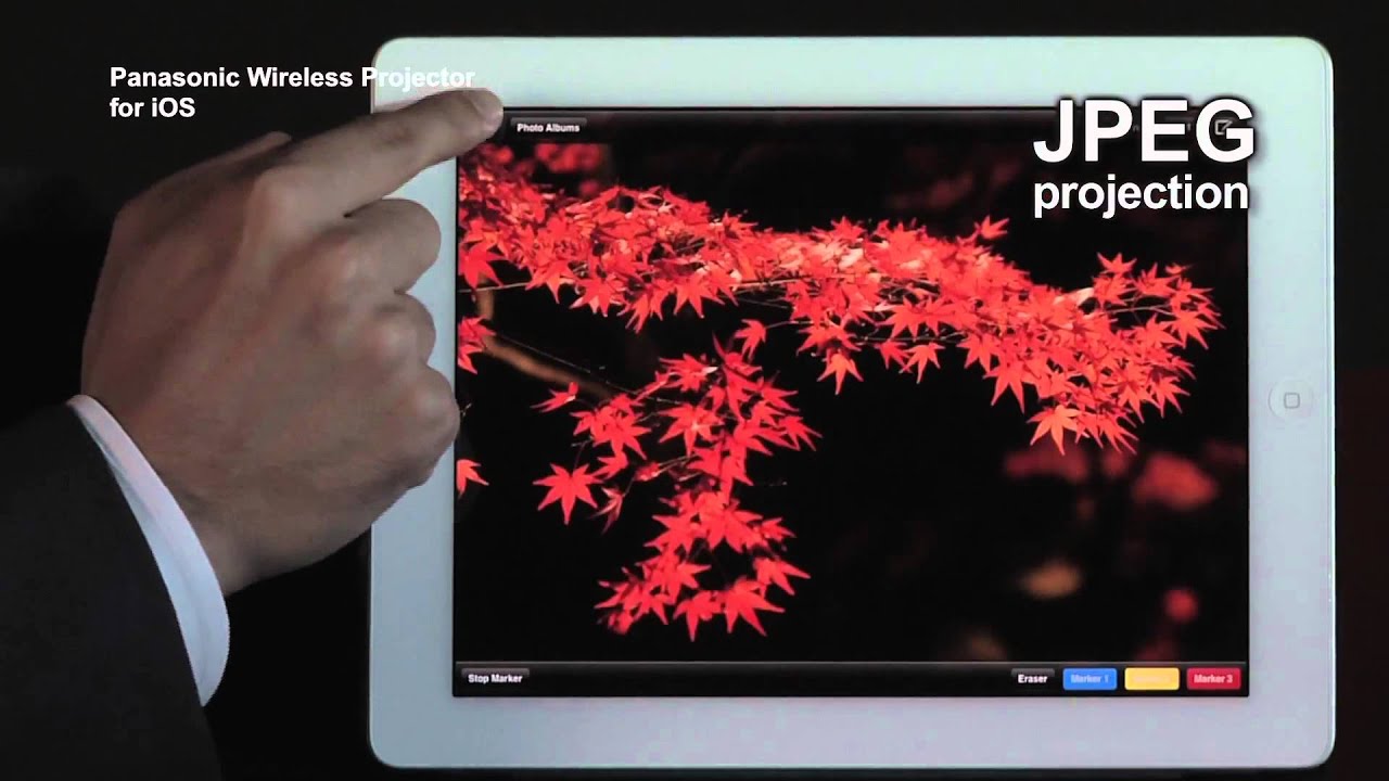 Panasonic Wireless Projector for iOS - YouTube