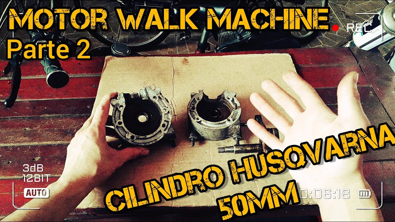 Desmontando motor Walk Machine (big bore Husqvarna 50mm) - Parte 2 ...