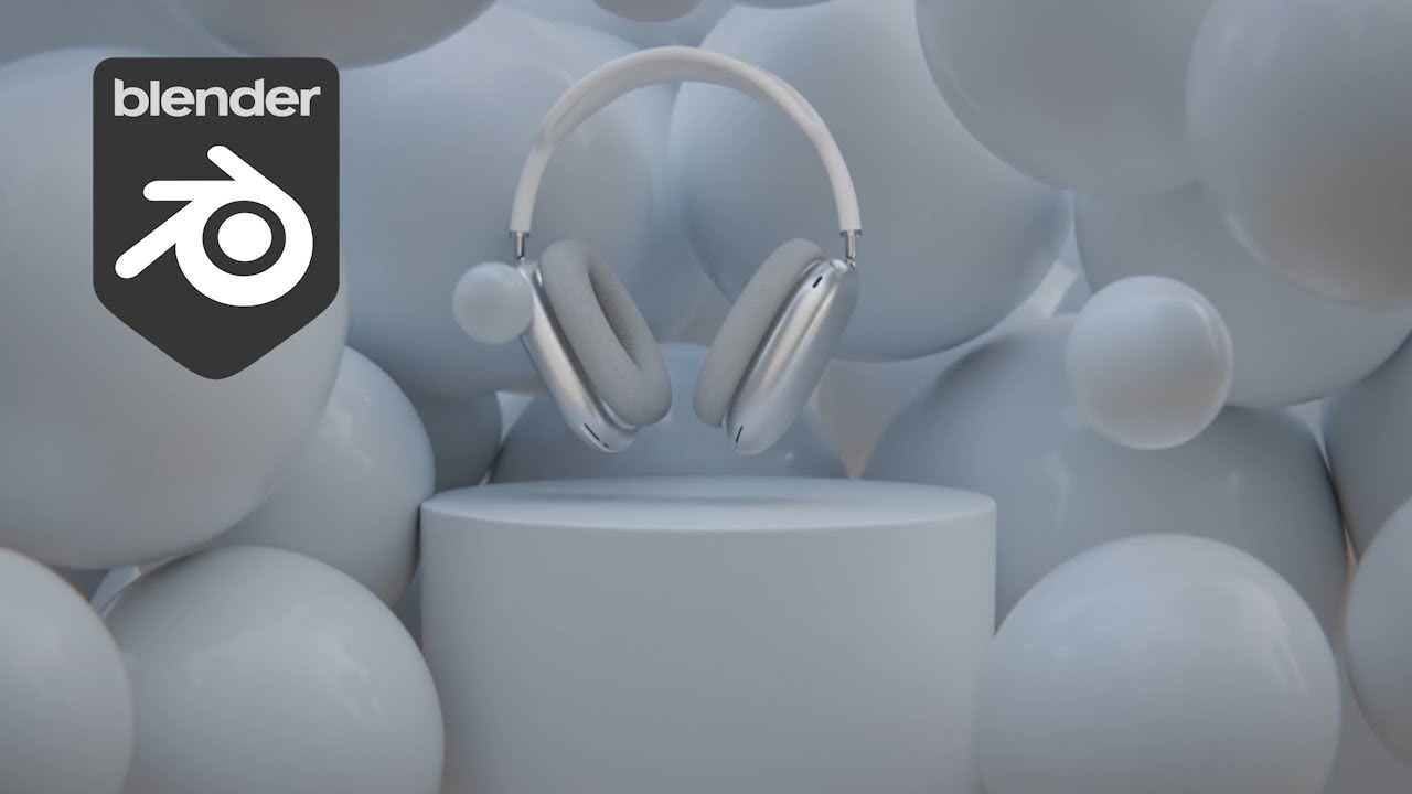 Apple AirPods Pro Max Product Animation | Blender - YouTube