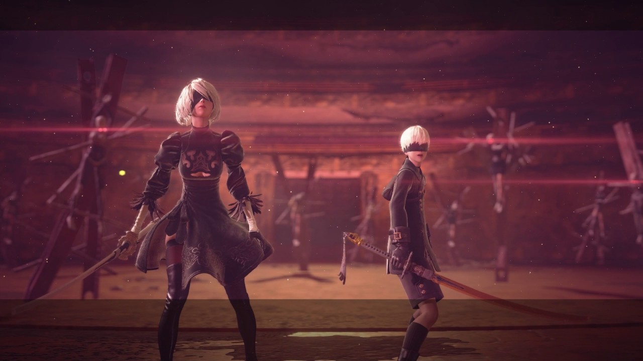 NieR: Automata - Beauvoir Opera Singer Boss Fight - YouTube