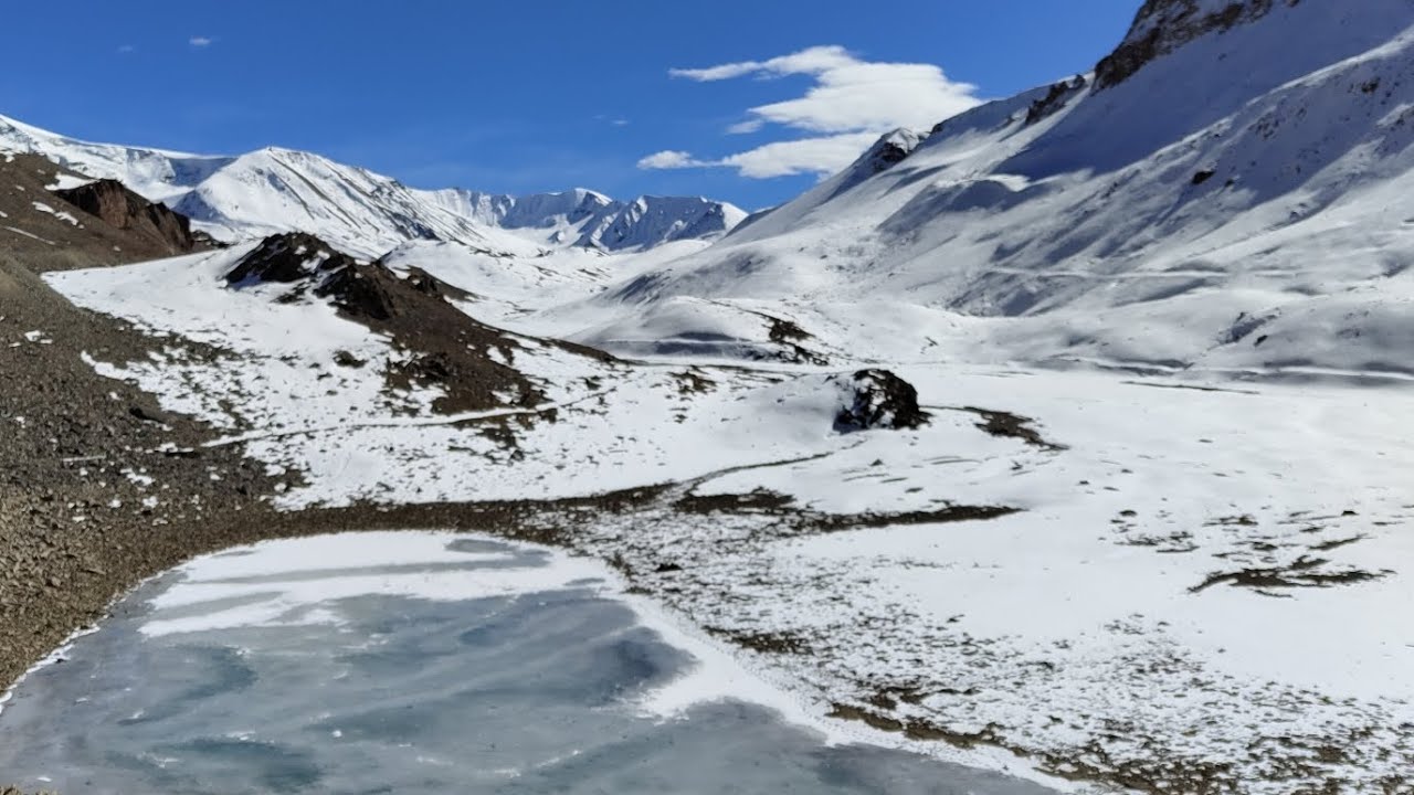Baralacha La Pass Suraj Tal Leh Ladakh Drone Shot 4k - 4850m | 16000 ft ...
